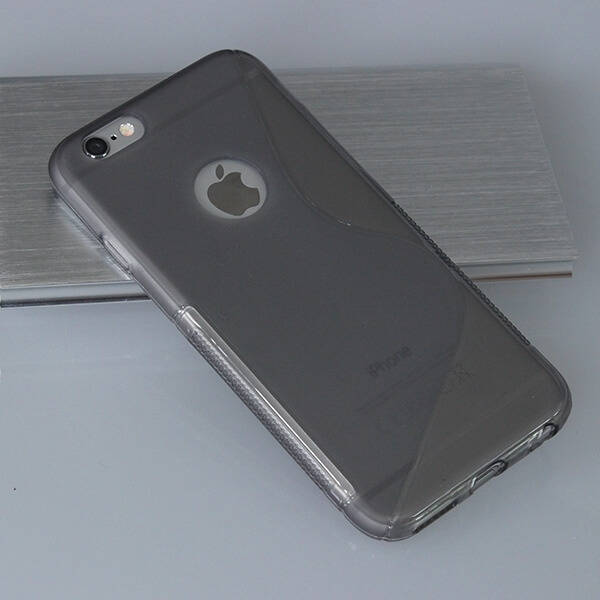 Silikonový ochranný obal S-line pro Apple iPhone 6 Plus/6S Plus - šedý ...